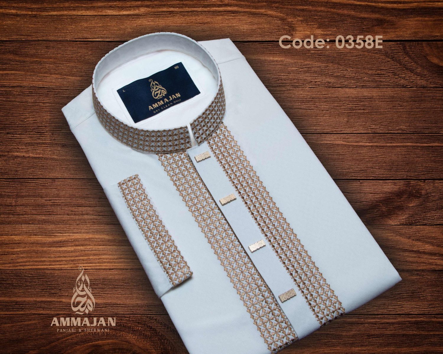 Ammajan Platinum Panjabi – 0358E – Premium Panjabi at AmmajanBD